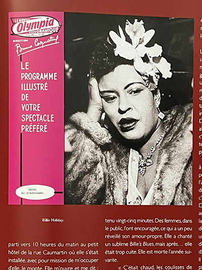 Entrée to Black Paris - Entrée to Black Paris Blog - Billie Holiday in ...
